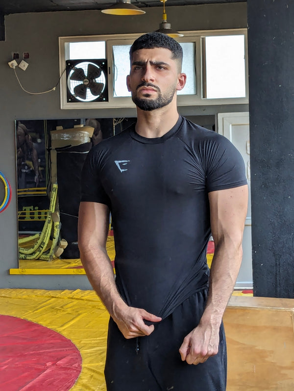 Gymshark Compression T-shirt Demi manche – Athelite.dz